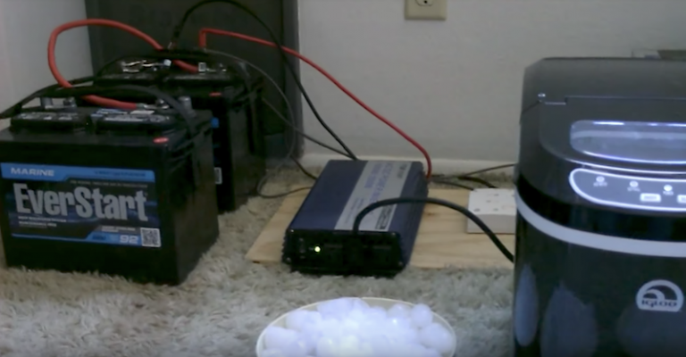 How To Make a Solar Powered Ice Maker - D.I.Y Bullseye